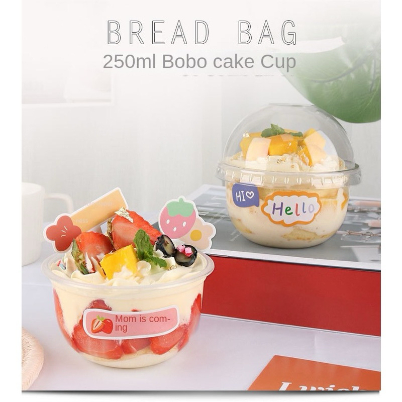 Jual MDLBake 10 set premium dessert cup dessert box minuman puding ice ...