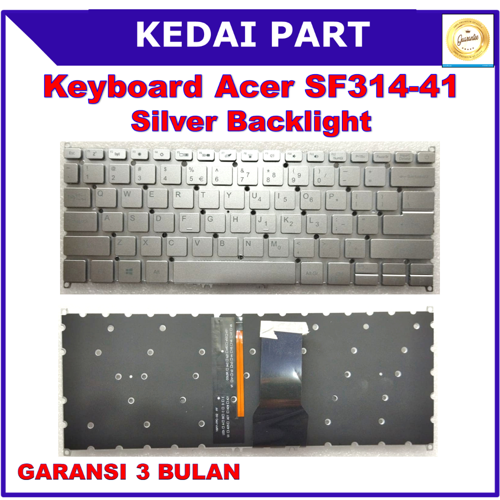 Jual Keyboard Acer Swift 3 SF314-41, Infinite 4 SF314-511 SF314-57G SF114-32 SF314-42 A514-53 ...