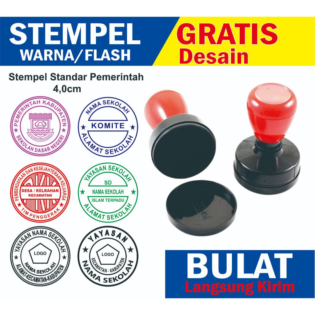 Jual Stempel,Stempel Sekolah/Setempel Pemerintahan/Stempel Perusahaan ...