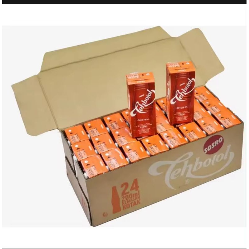 Jual TEH BOTOL SOSRO ISI 24 200ML | Shopee Indonesia