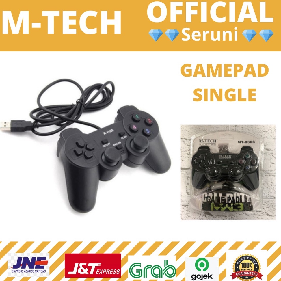 Jual STICK PS USB LAPTOP GAMEPAD PC SINGLE HITAM JOYSTICK Paling ...