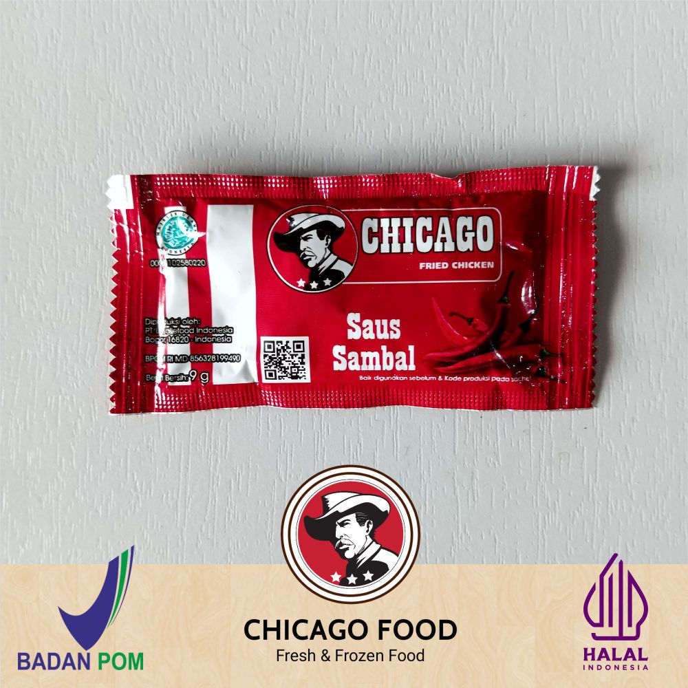 Jual Saos Sambal Sachet Chicago 9gr/25Pcs | Shopee Indonesia