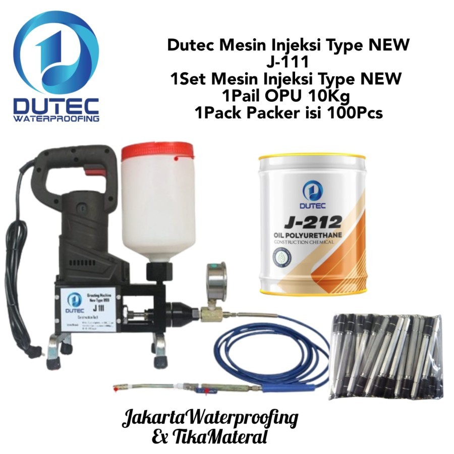 Jual DUTEC Paket Lengkap Paket Hemat Mesin Injeksi PU Type NEW J-111 ...