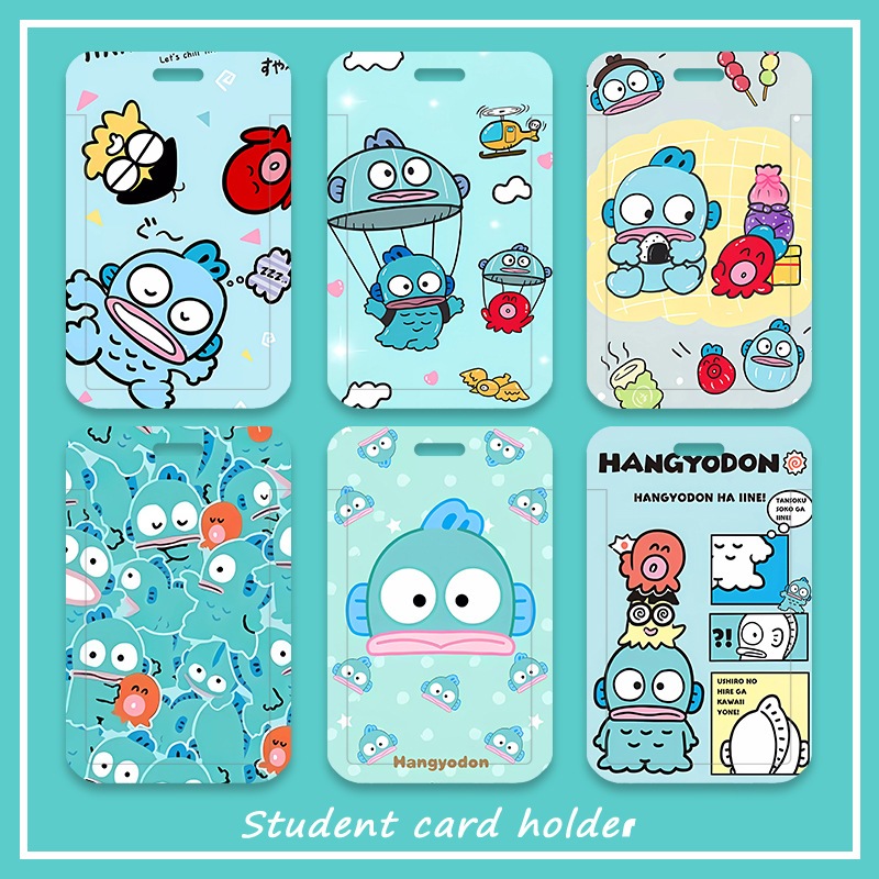 Jual FIRSTSTEP - Sanrio Hangyodon Kartun ID Card Holder / Name Tag ...