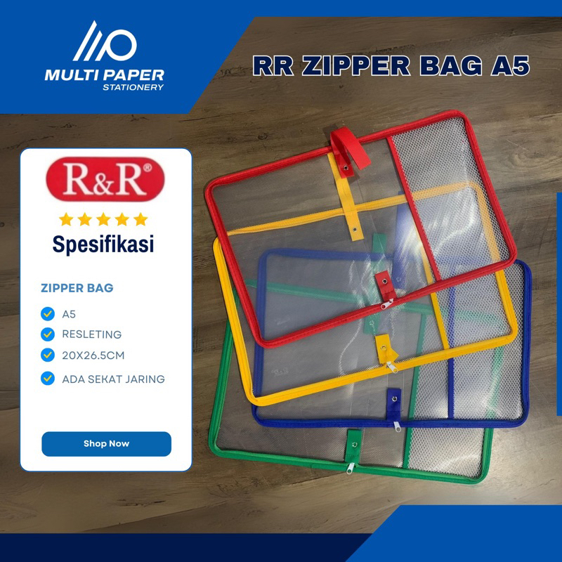 Jual Map Zipper Bag A5 Resleting | Shopee Indonesia