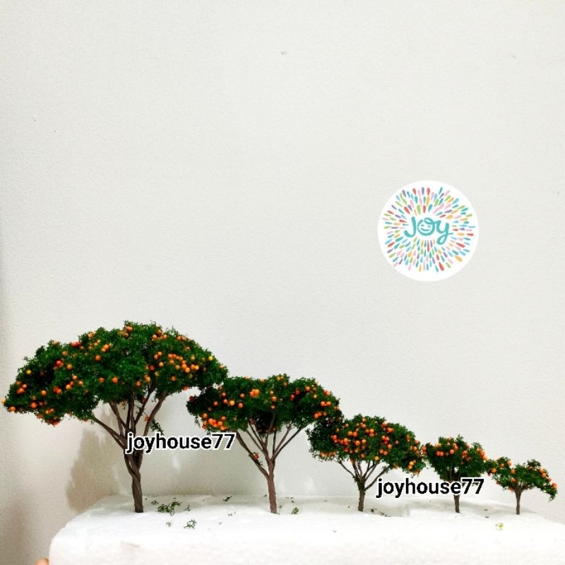 Jual 1pc Miniatur Pohon Sakura Bunga Buah Jeruk Pohon Warna Hiasan ...