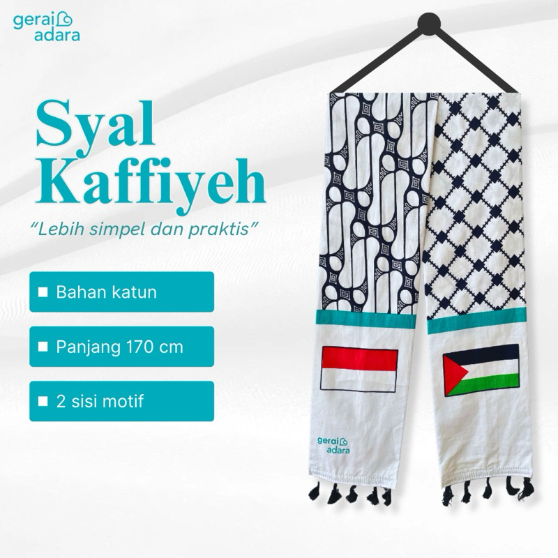Jual Syal Leher | Syal Wanita Premium | Slayer Palestina - Syal Batik ...