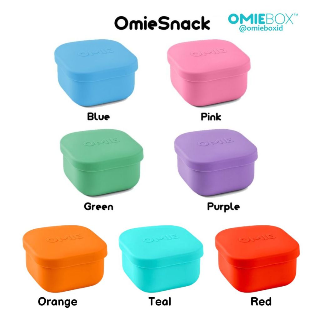 Jual OmieSnack OmieBox Silicone Snack Container Tempat Snack Silicone ...