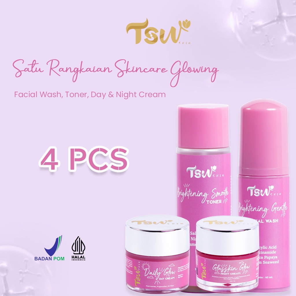 Jual TSW SKIN - Paket 4in1 Brightening Series | Shopee Indonesia