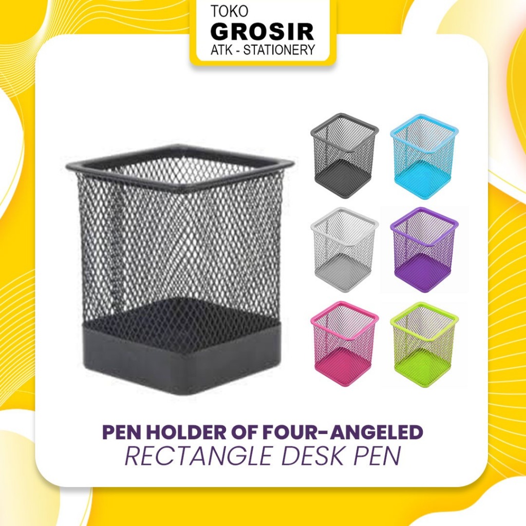 Jual PEN HOLDER DESK RECTANGLE / Pen Holder of Four-angeled ...