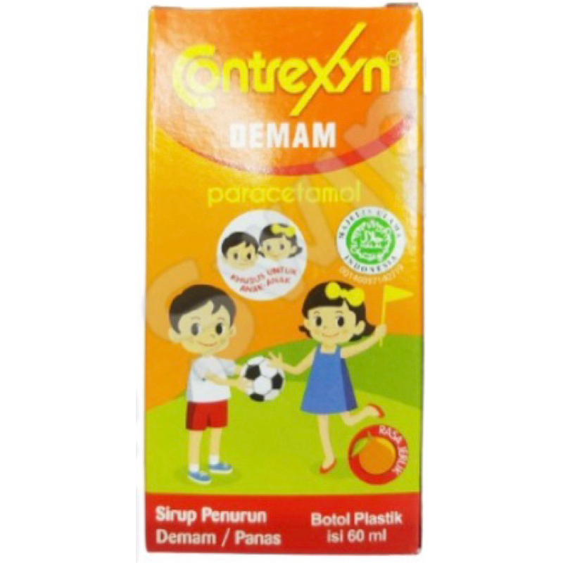 Jual CONTREXYN DEMAM 60 ML (RASA JERUK) Supra Ferbindo SIRUP DUS, 1 ...