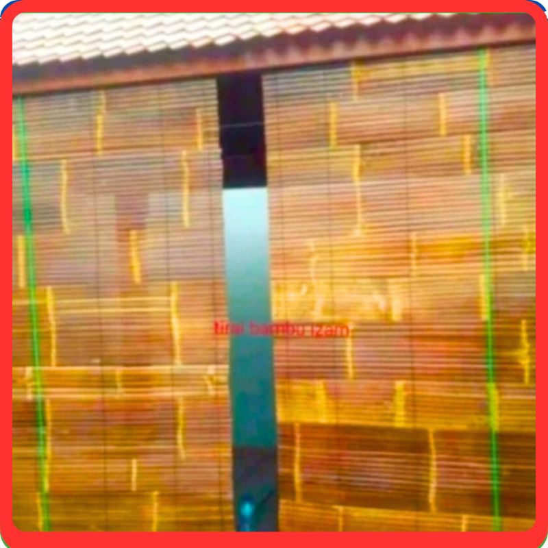 Jual Tirai bambu,kerai,kerei outdoor,bambu hitam krei 2x2,5 | Shopee ...