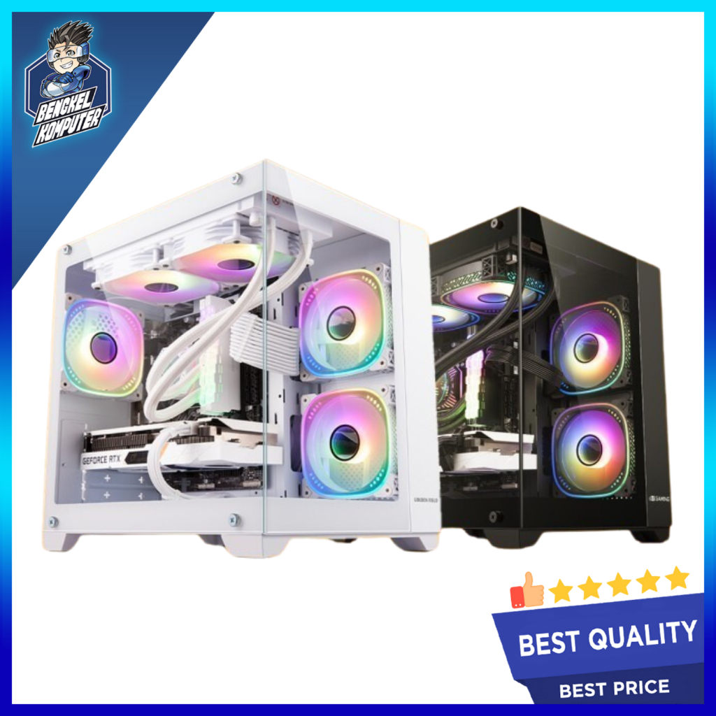 Jual CASING PC DIGITAL ALLIANCE N30S V2 MATX BLACK DAN WHITE | Shopee ...