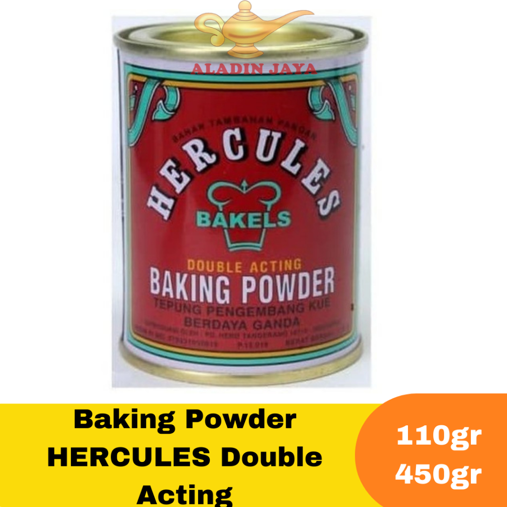 Jual Baking Powder HERCULES Double Acting Kemasan Kaleng | Shopee Indonesia