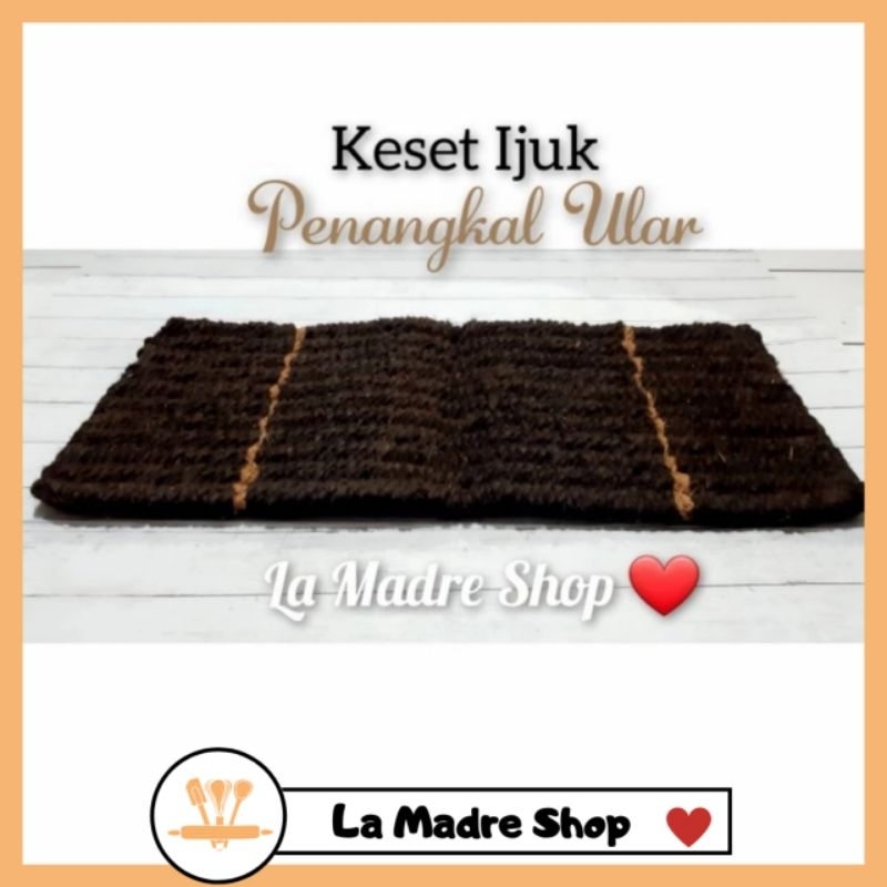 Jual KESET Outdoor Anyaman Ijuk / Sabut Kelapa - Penangkal Ular | Shopee Indonesia