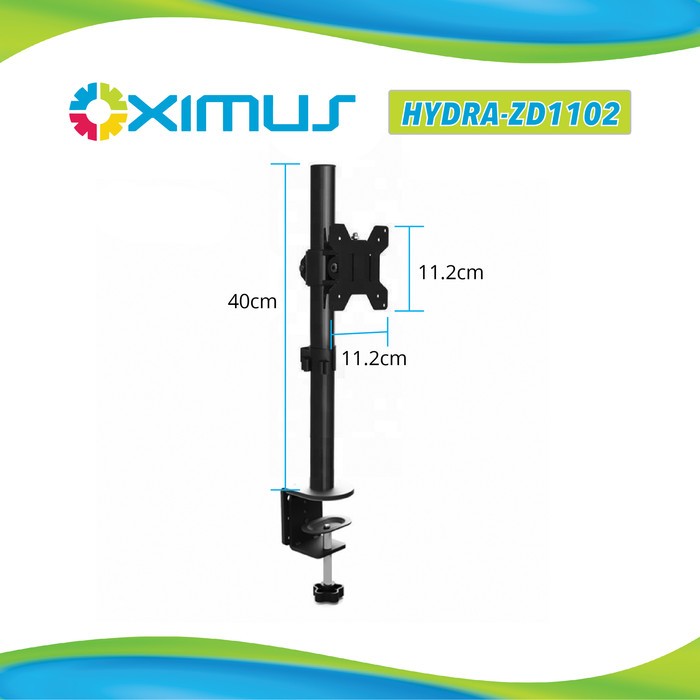 Jual BRACKET MEJA LCD LED TV 1 Monitor 13" - 27" OXIMUS HYDRA ZD1102 ...