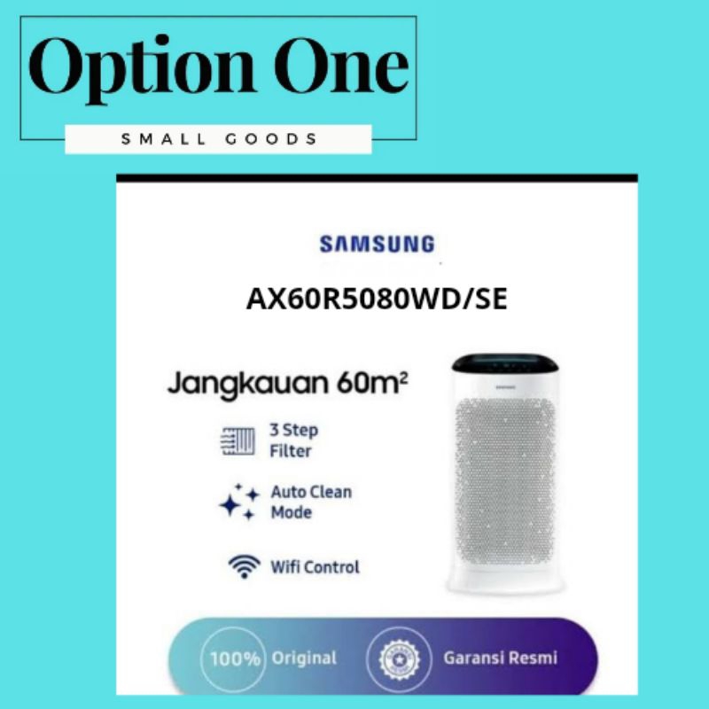 Jual SAMSUNG AIR PURIFIER AX60R5080WD/SE With HEPA AX60R5080WD | Shopee ...