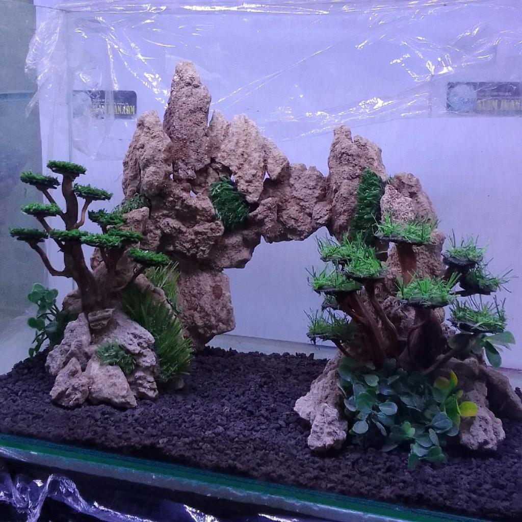 Jual HARDSCAPE BATU DAN BONSAI! hiasan ukuran large cocok dimasukan di ...