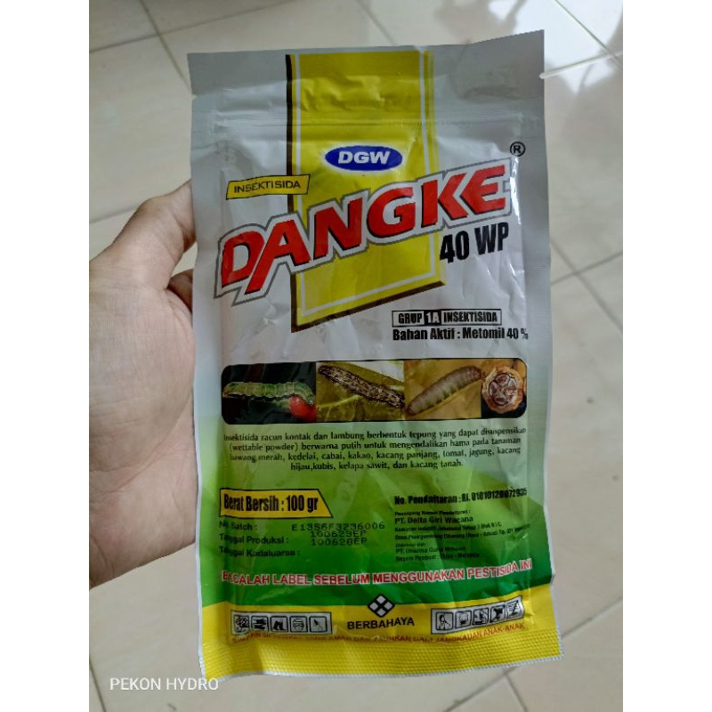 Jual DANGKE 40 WP - 100 Gram Insektisida Metomil Kutu Thrips | Shopee ...