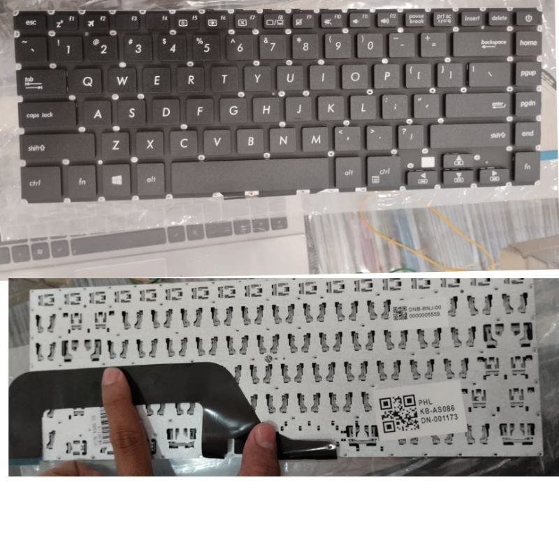 Jual KEYBOARD ASUS X505Z BLACK (POWER BUTTON) | Shopee Indonesia