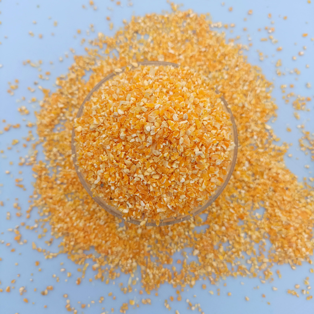 Jual Beras Jagung Food Grade Corn Grits jagung pecah 1 kg Mesh 8 sudah ...