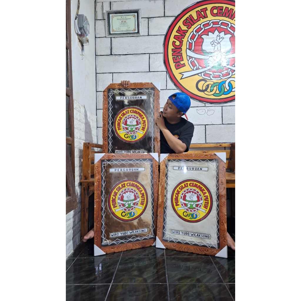 Jual FIGURA PSCP - LUKISAN PSCP - PAJANGAN DINDING PSCP - FIGURA KULIT ...