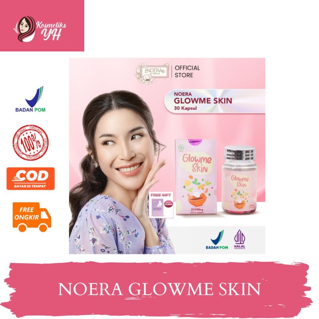 Jual NOERA GLOW ME SKIN WHITENING CAPSULE BPOM ATAU KAPSUL PEMUTIH DAN COLLAGEN NOERA KAPSUL ...