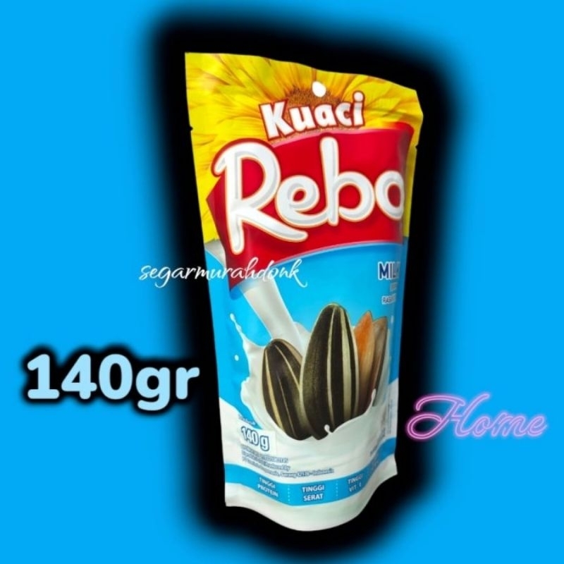 Jual Kuaci Rebo Rasa Susu Milk 140 Gram Shopee Indonesia