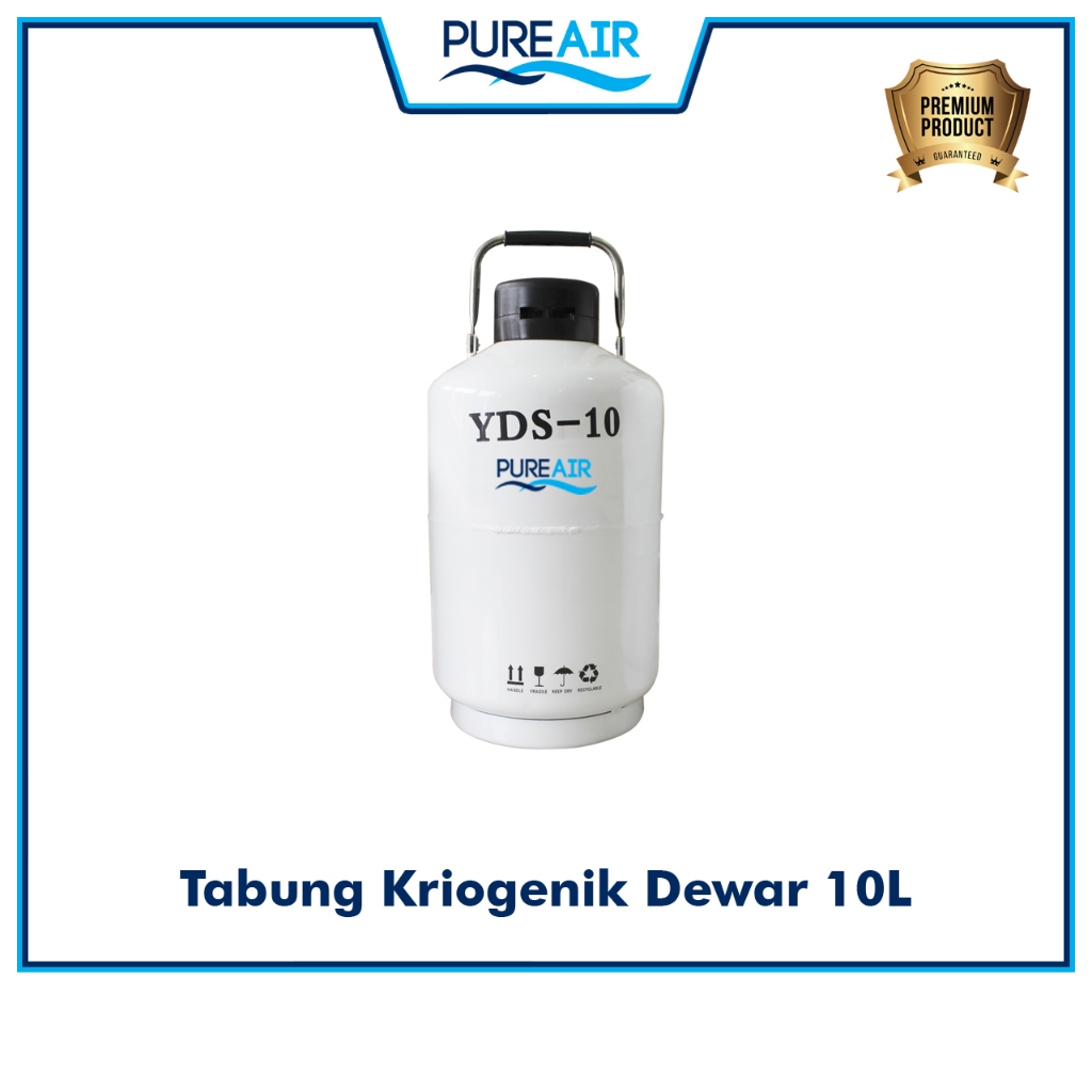 Jual Tabung Dewar Kriogenik/ Container Liquid Nitrogen YDS 10 Liter ...