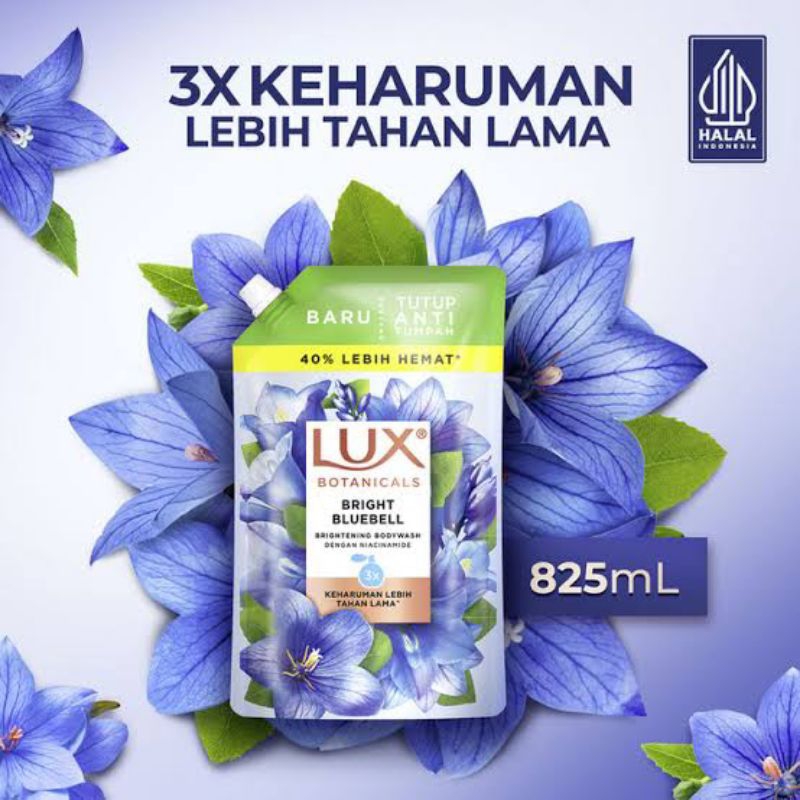 Jual Lux Botanicals Bright Bluebell with Niacinamide 800ml | Shopee Indonesia