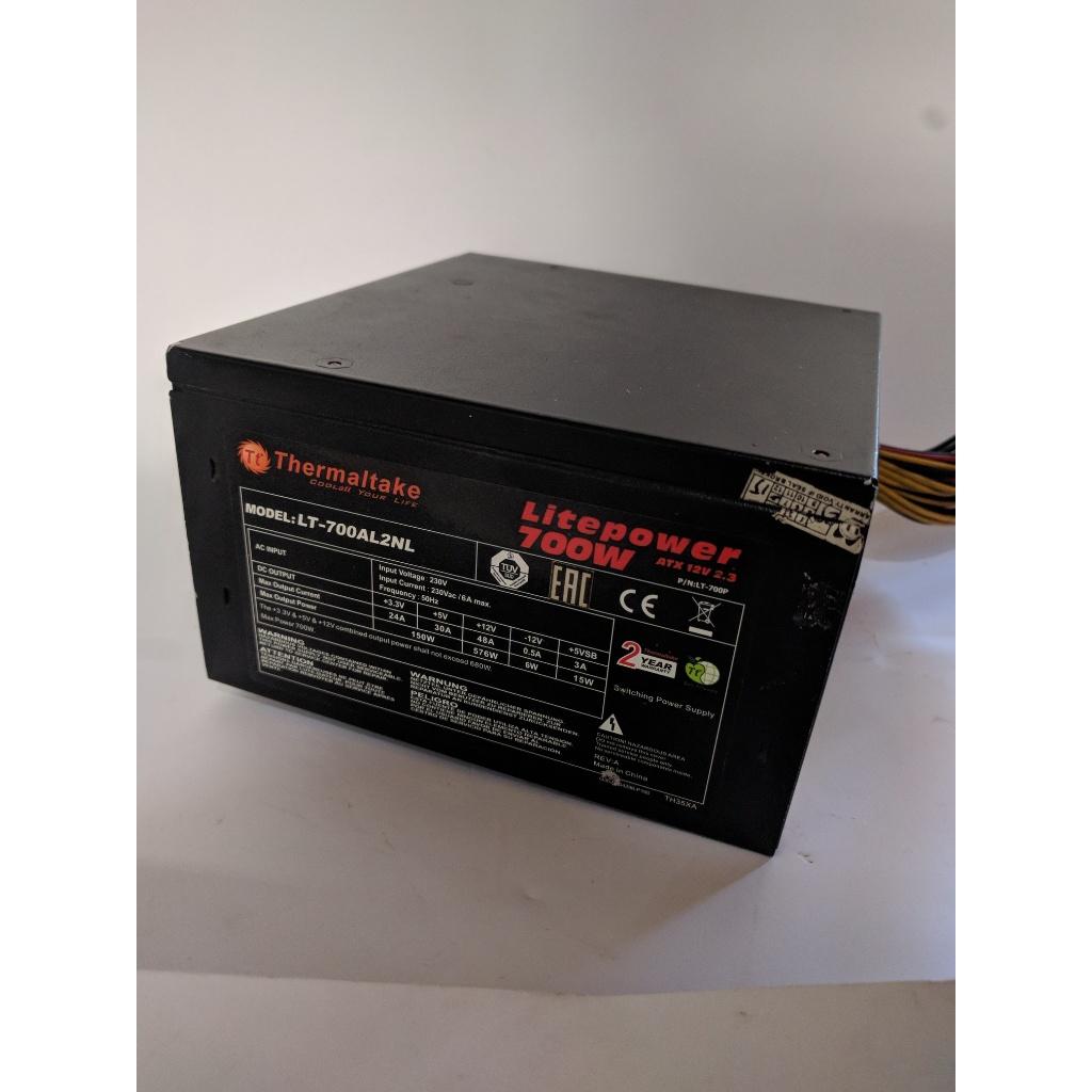 Jual PSU Power Supply Thermaltake Litepower 700W Model Lt-700al2nl ...