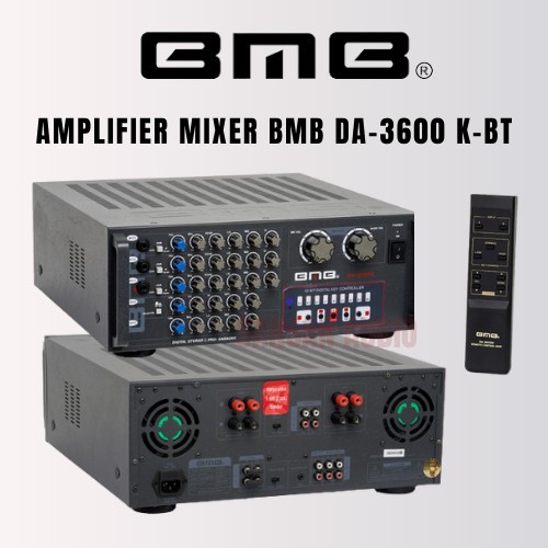 Jual AMPLIFIER MIXER BMB DA-3600 K-BT/ DA 3600/ DA3600 K-BT BMB KARAOKE ...