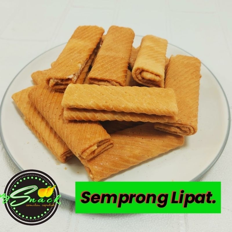 Jual KUE SEMPRONG CEMILAN JADUL/OPAK GAPIT Rasa Wijen & Banana | Shopee ...