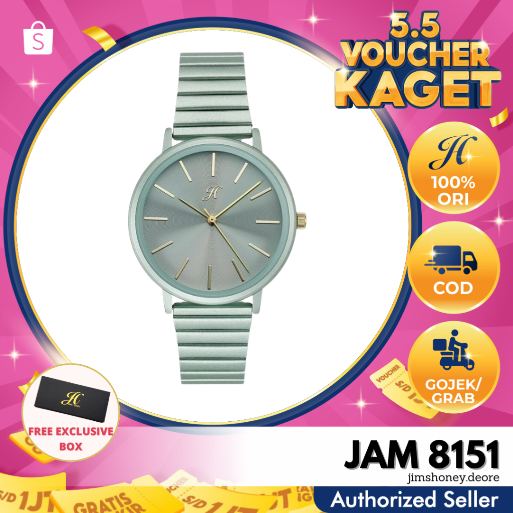 Jual JAM TANGAN JIMS HONEY 8151 Fashion Mewah Magnet Wanita Cantik JH Ori Murah | Shopee Indonesia