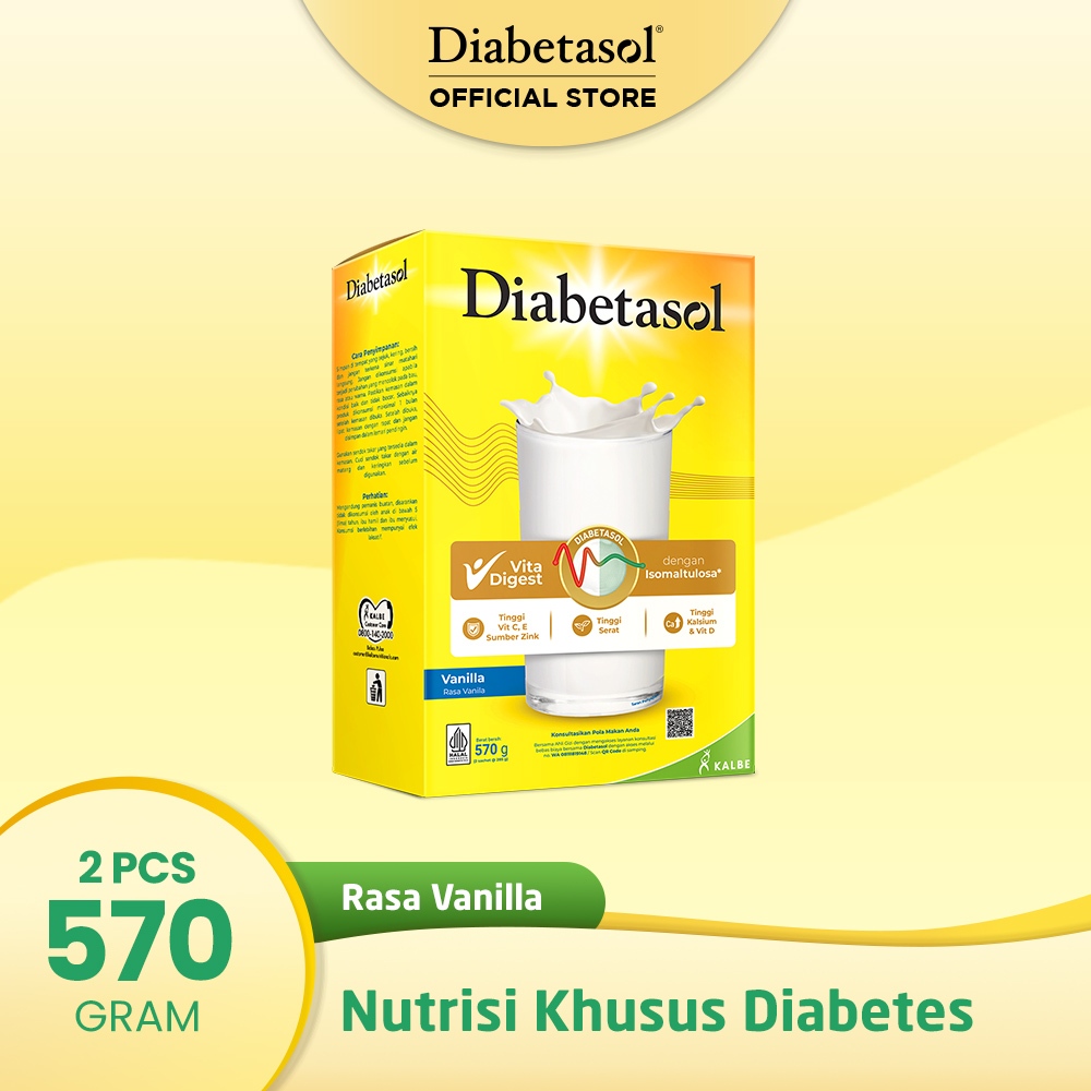 Jual Diabetasol Vanilla 570g - 2 Pcs | Shopee Indonesia