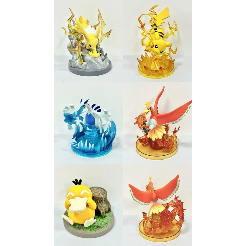 Jual Action figure pikemon pikachu lugia moltres pokemon evee figure ...