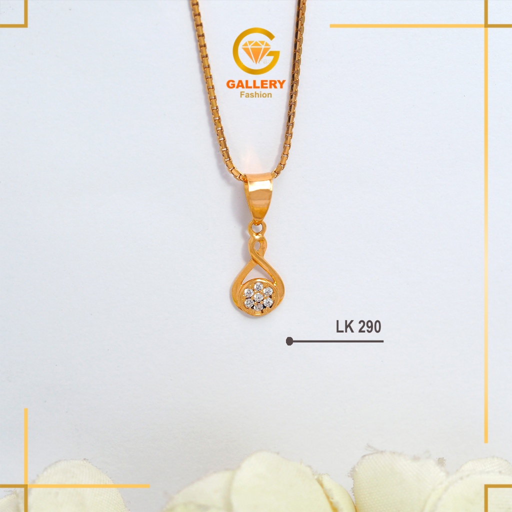 Jual Liontin Emas 16K Gold atau Emas Kadar 700 Variasi Bentuk Simple ...