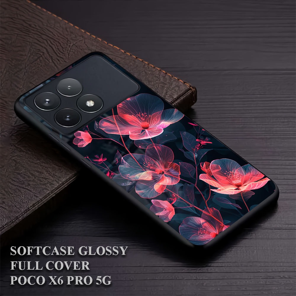 Jual ( MK10 BUNGA ) Case Glossy HD Poco M4 pro 4g | Poco M5 4g | Poco ...