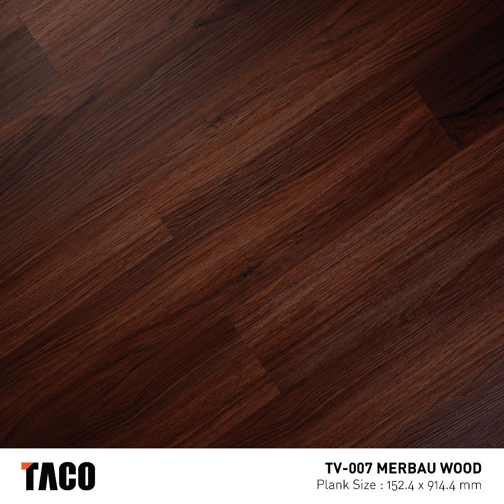 Jual TACO Lantai Vinyl 3mm - TV 3007 Merbau Wood | Shopee Indonesia
