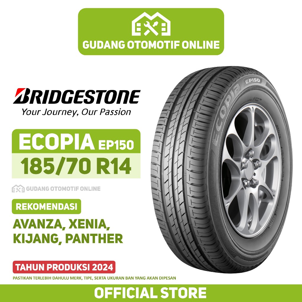 Jual Ban Bridgestone Ecopia EP150 185/70 R14 Ban Mobil Avanza Xenia ...
