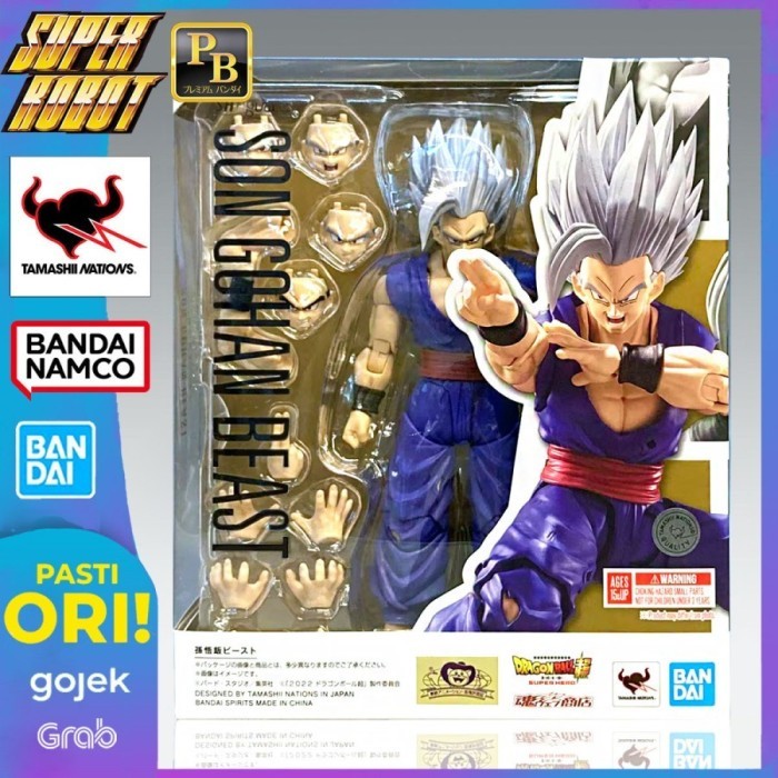 Jual SHF Son Gohan Beast SHFiguarts Dragon Ball Super Hero P-BANDAI ...