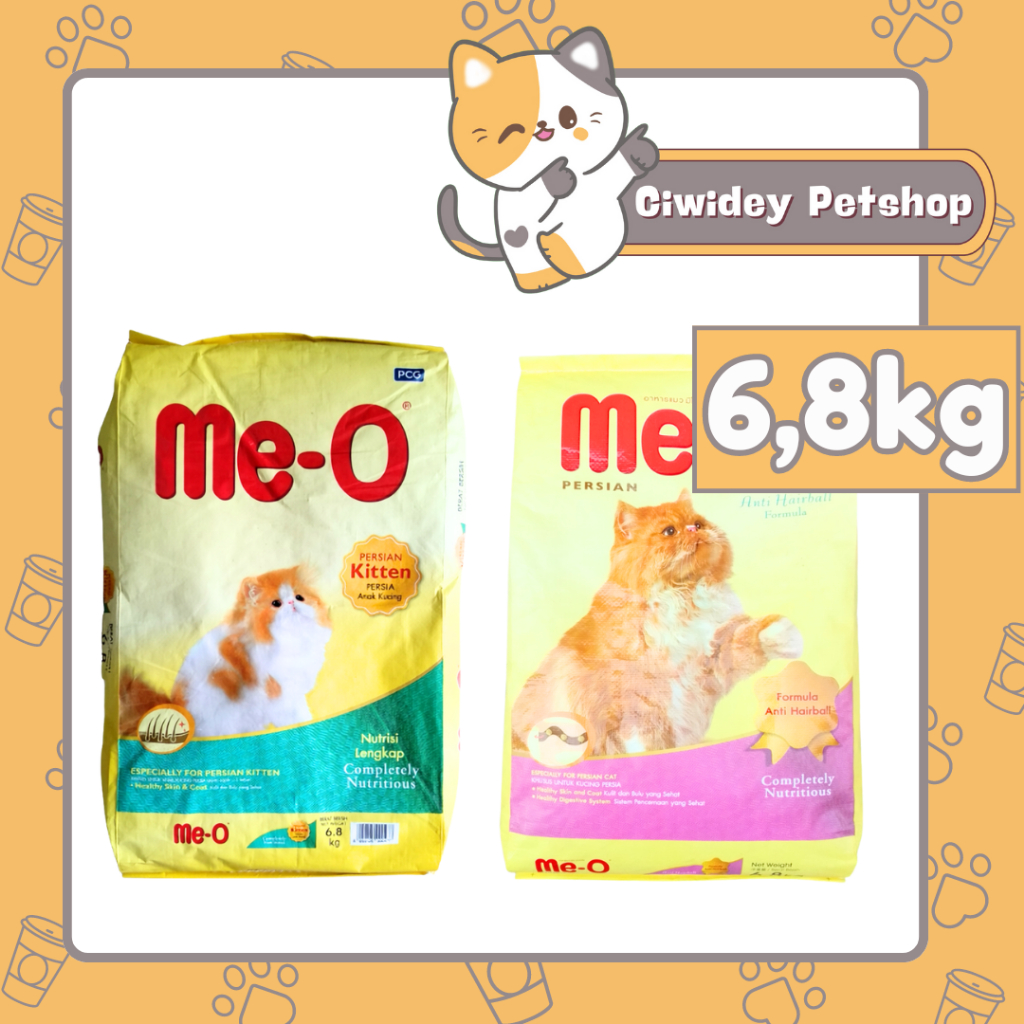 Jual MEO persian 6.8kg adult & kitten makanan kucing persia MEO ...