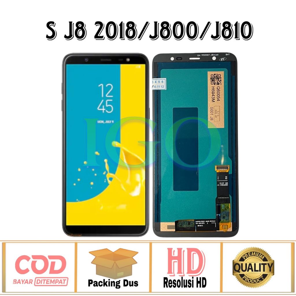 Jual LCD TOUCHSCREEN SAMSUNG J8 / J800 / J810 / J8 2018 FULLSET ...