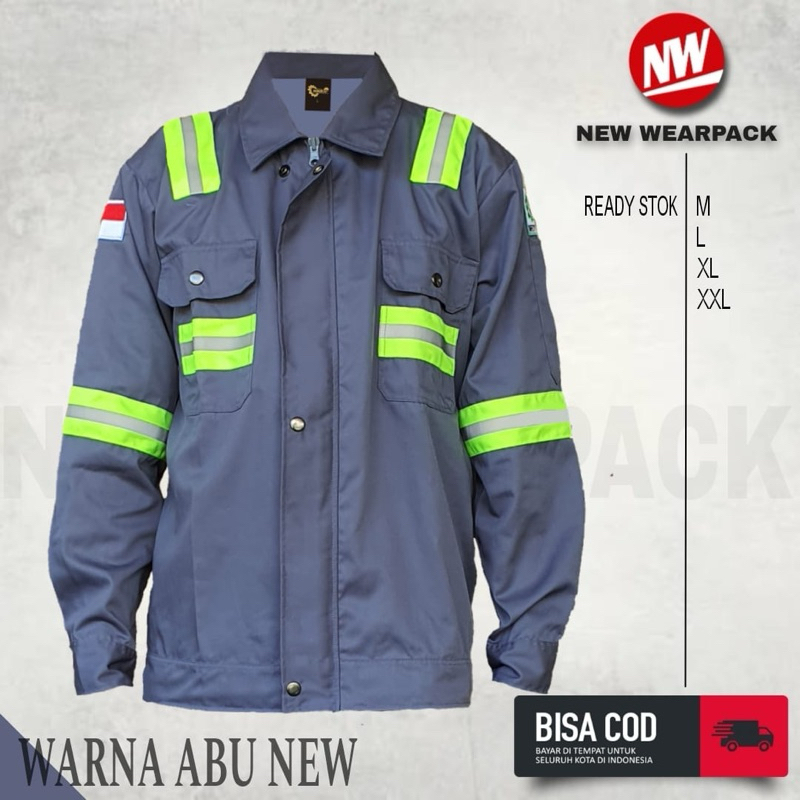 Jual Wearpack Safety Atasan/Pakaian Kerja/APD/K3/Migas/Lengan Panjang ...