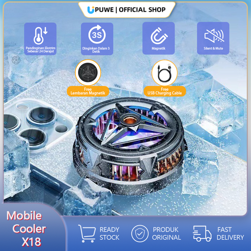 Jual UPUWE Funcooler X18/X76 Fan Cooler Magnetik Cooler HP Magnet Fun ...