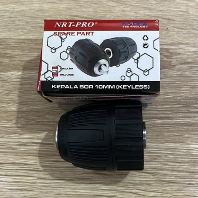 Jual Kepala bor cordless 10mm x 3/8 NRT PRO tanpa kunci drill chuck ... Jual Kepala bor cordless 10mm x 3/8 NRT PRO tanpa kunci drill chuck ...