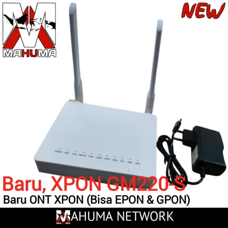 Jual BARU ONT ONU MODEM XPON GM220-S GM220 BISA EPON DAN GPON WIFI ...