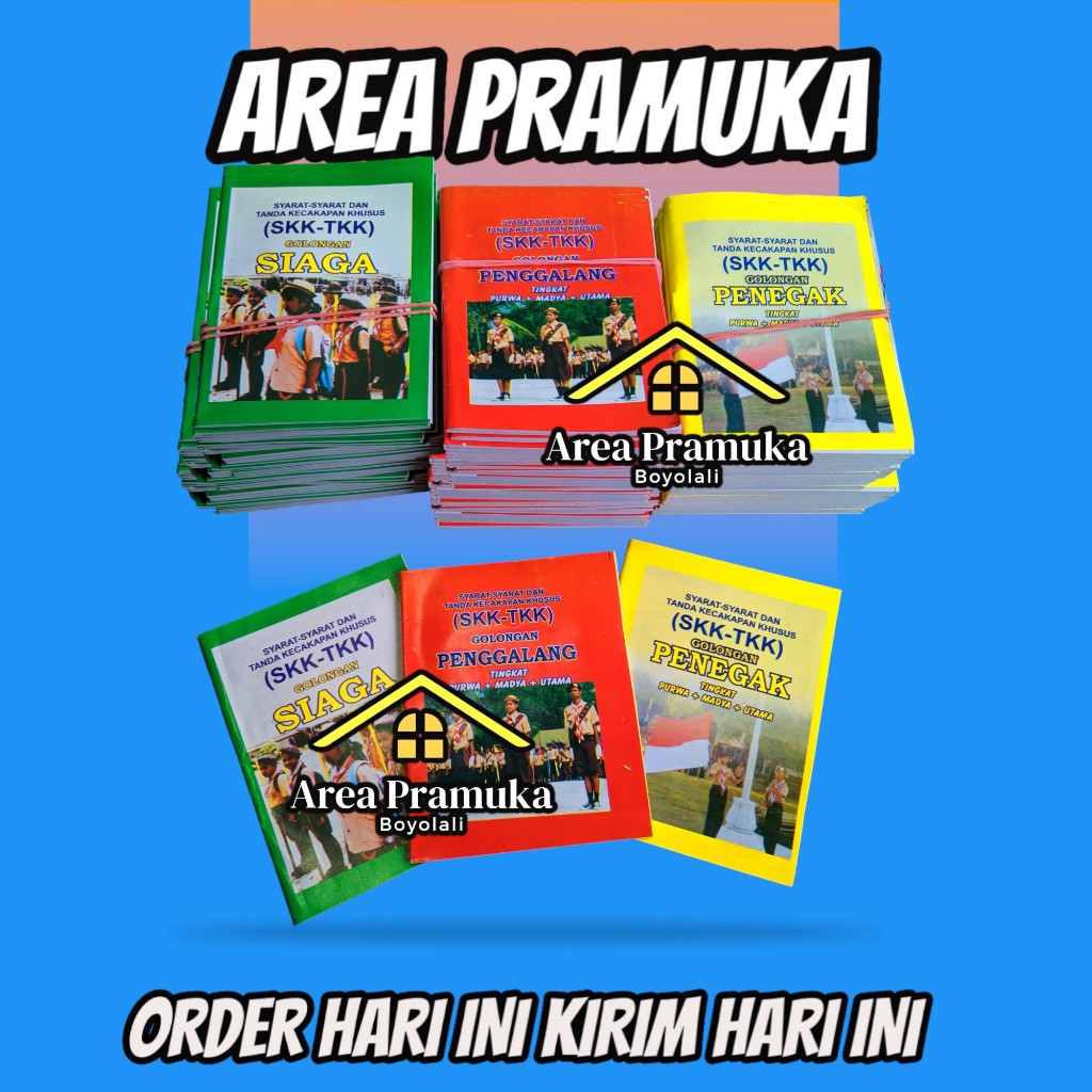 Jual 1 pack buku skk pramuka siaga penggalang penegak isi 100 biji ...