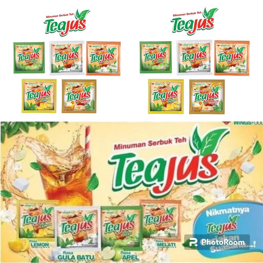 Jual Tea Jus All Varian | Isi 10 Sachet | Shopee Indonesia