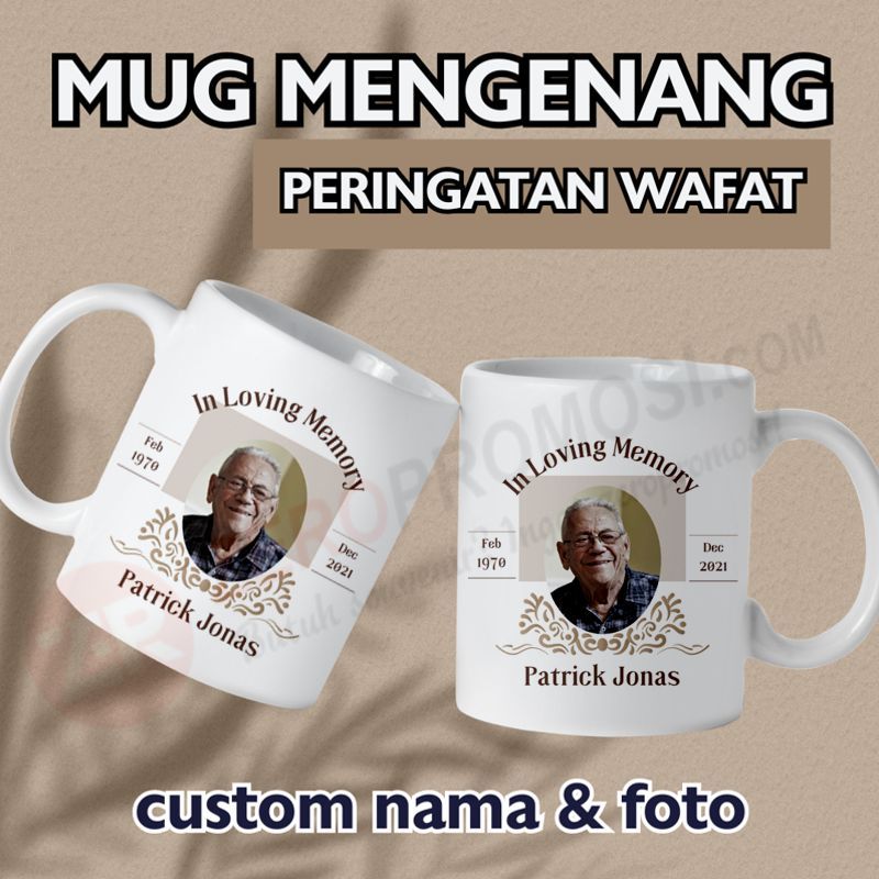 Jual Souvenir Mug Mengenang 40 - 100 - 1000 hari yasinan tahlilan ...